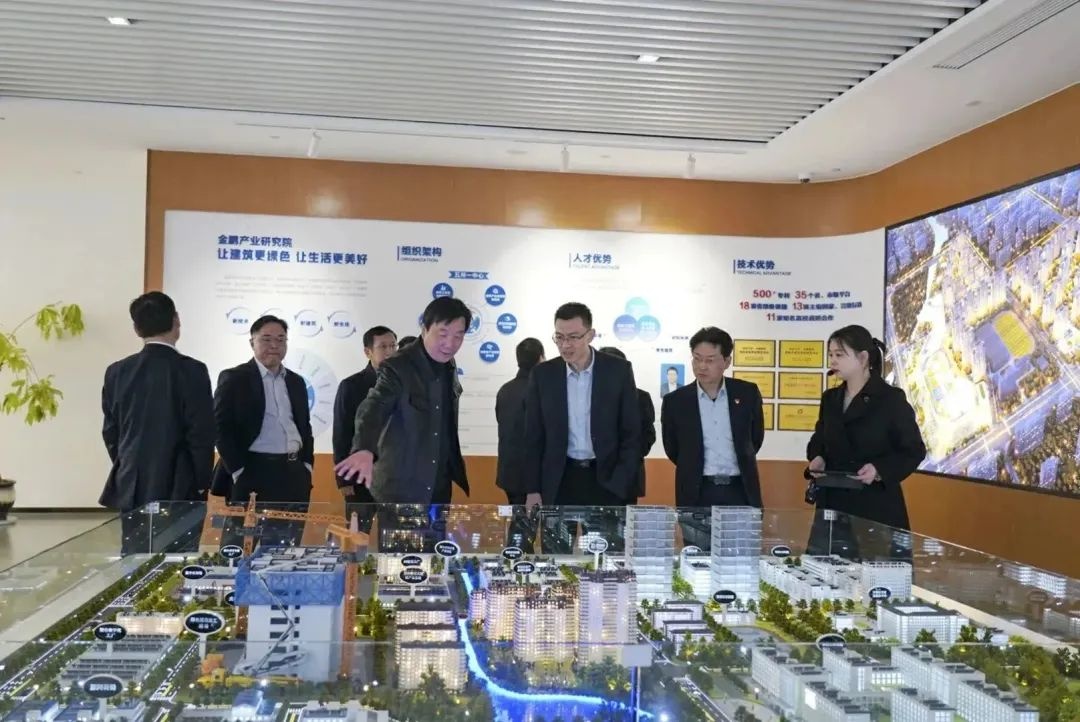 中国建设银行安徽省分行副行长马宁一行莅临金鹏考察调研 集团新闻 金鹏控股集团